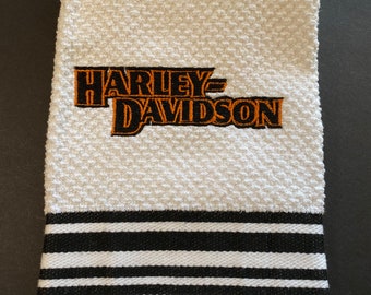 Harley Davidson Hand Towels - Etsy