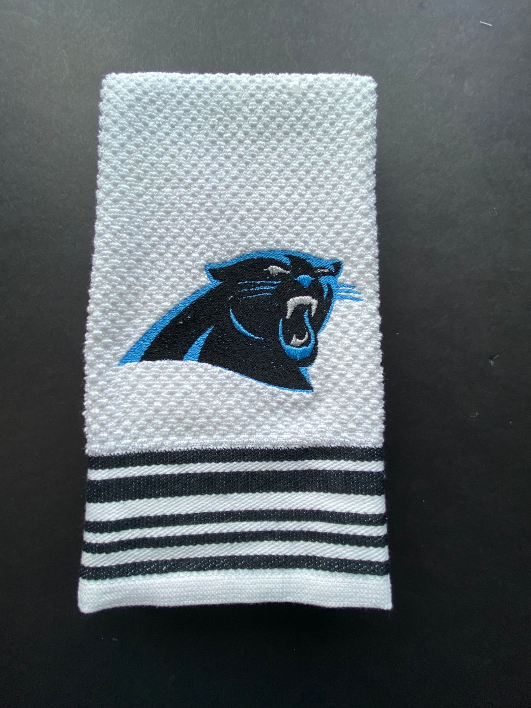NFL Carolina Panthers Embroidered Towel - Etsy
