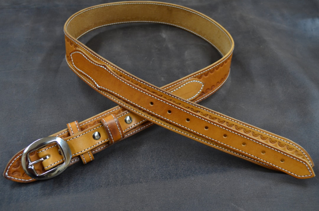 Ranger Belt in Natural Leather - Etsy