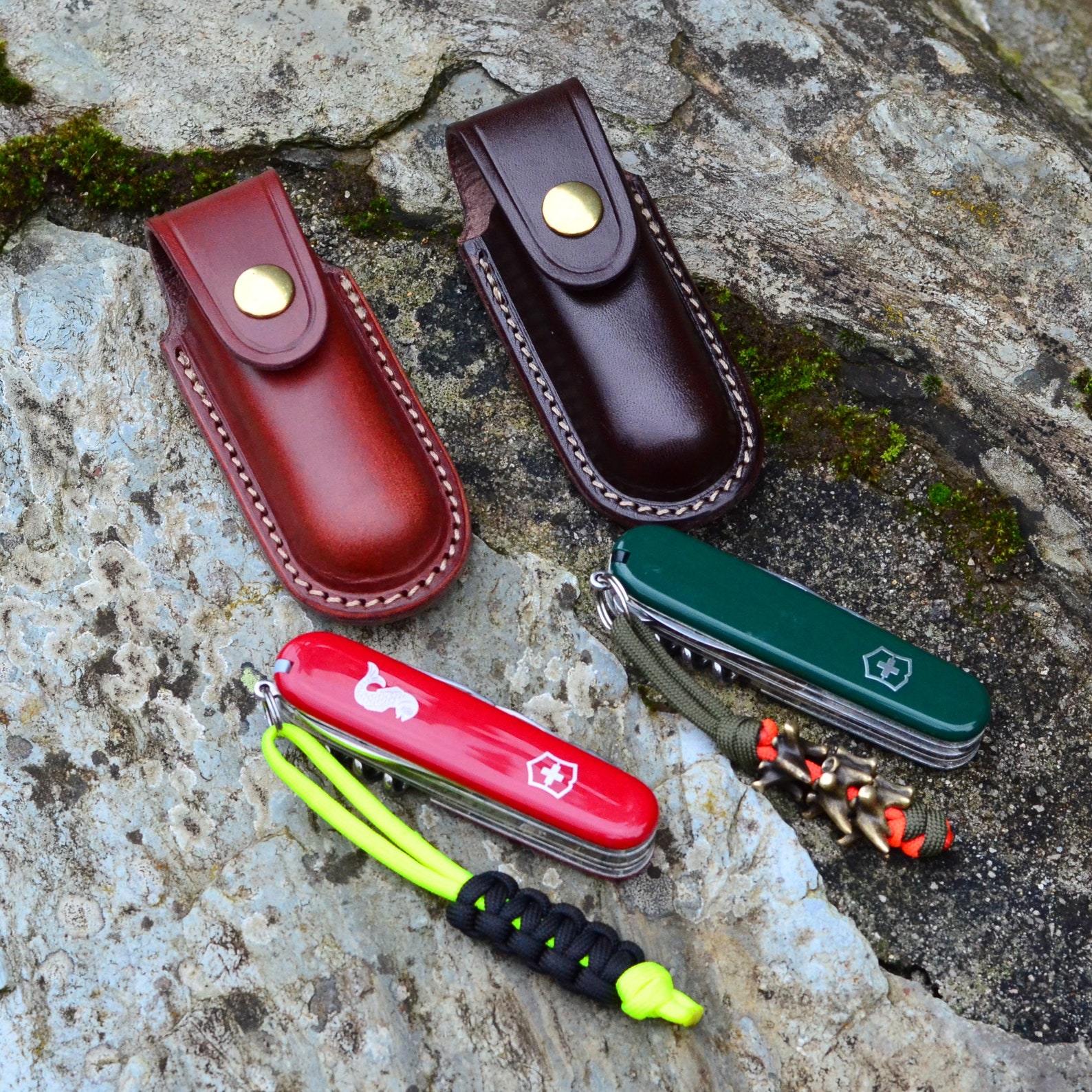 Leather Sheath for Victorinox Molded in Full Grain Leather 91mm Spartan ...