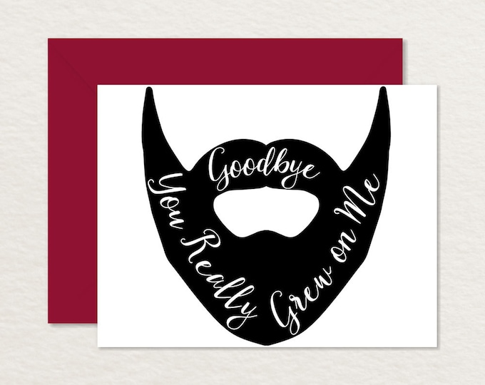 Funny Goodbye Card, Rude Farewell Card, Funny Greeting Card, Funny ...