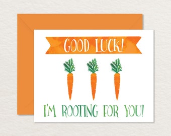 Printable Good Luck Card / A2 Printable Greeting Card / Good Luck ...
