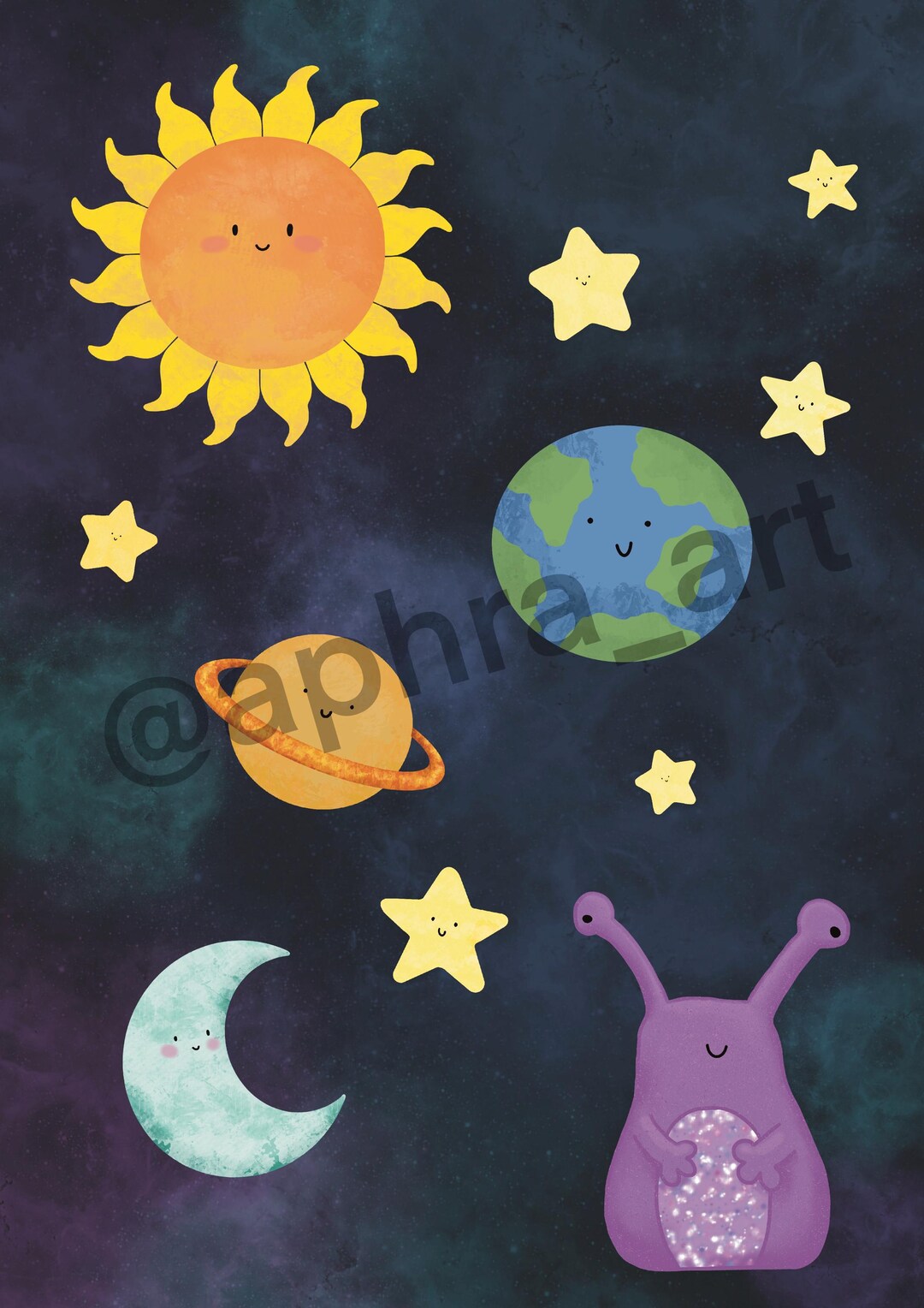 Space Pals Poster - Etsy