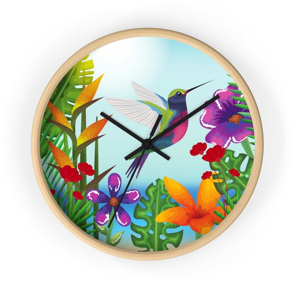 Birds Wall Clock - Etsy