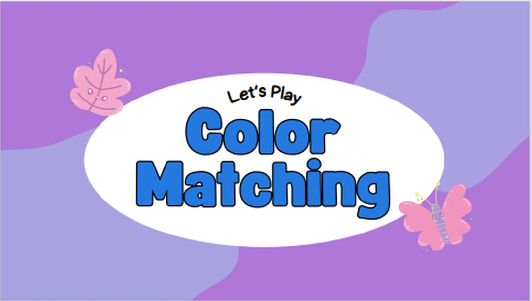 Color Match Game for Kids,download and Print,digital Education Lesson ...