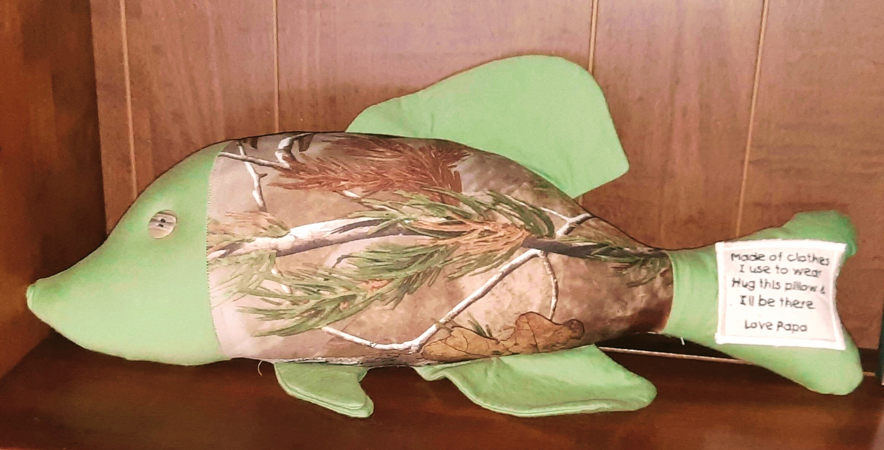 Keepsake Fish Memory Stuffed Animal Plushy - Etsy