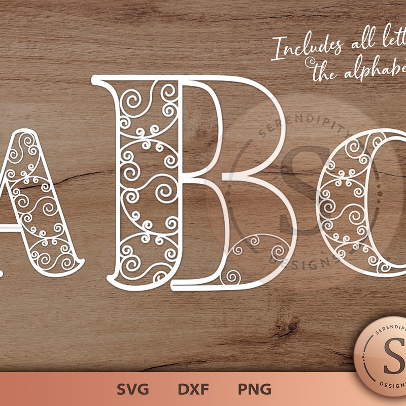 Ornate Alphabet - Etsy