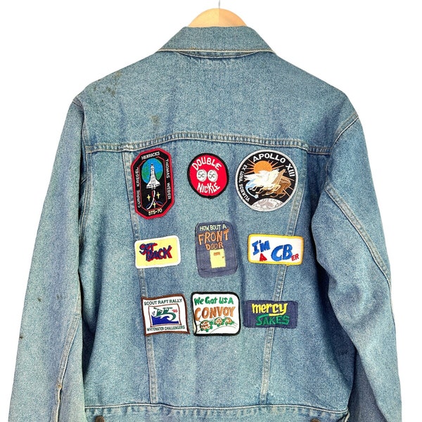Denim Jacket Badge - Etsy