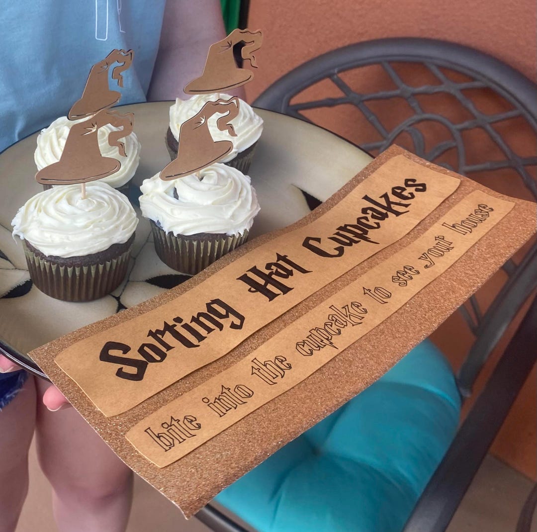 Cupcake Sorting Hat Party Activity - Etsy