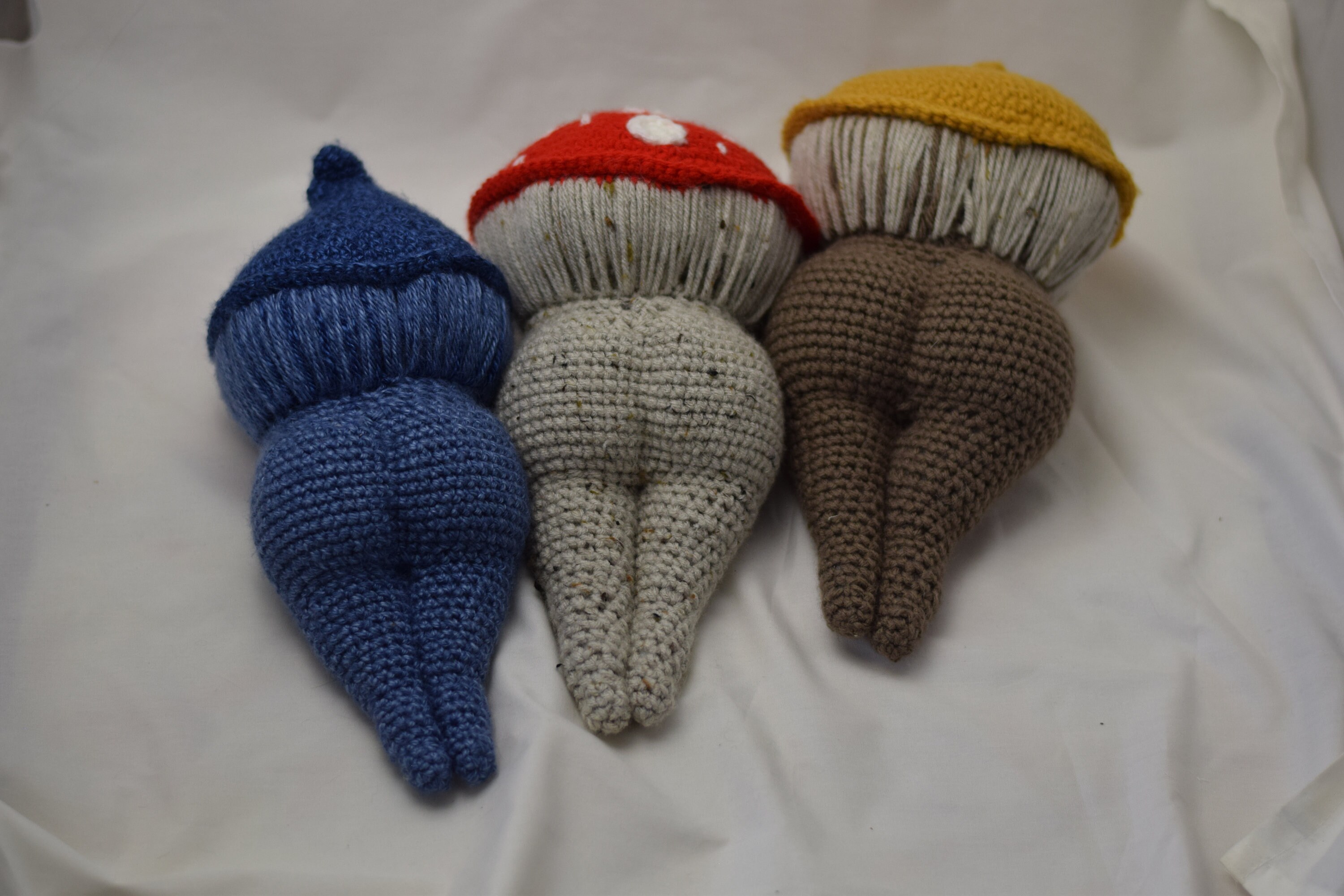 Custombutt Shroom Plush Handmade Crocheted Thicc Mushroom - Etsy