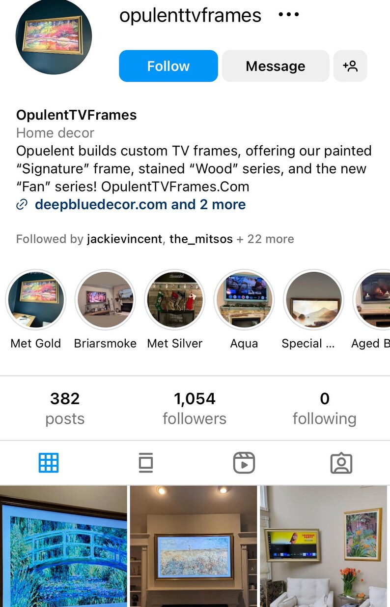 TV Frame for ANY Televisions, Decorative TV Frames, Made to Order Flat Screen Tv Frames ...