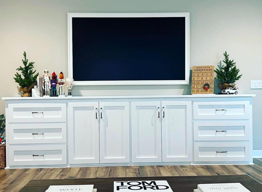 TV Frame for ANY Televisions, Decorative TV Frames, Made to Order Flat ...