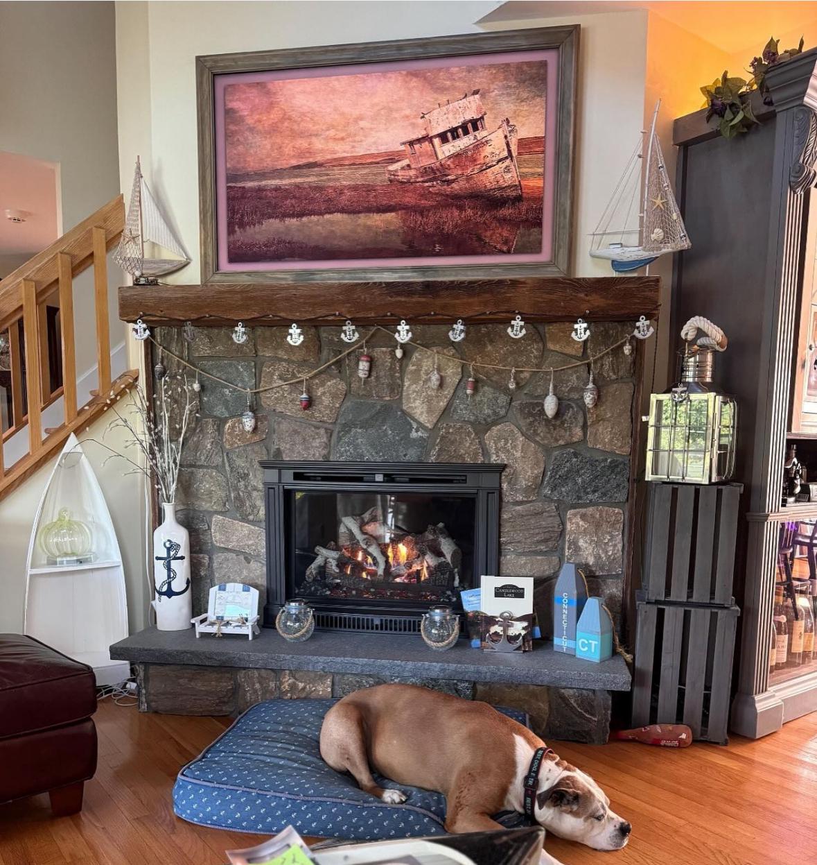 Wood TV Frames, “any TV Brand”, Television Frame, Aesthetic Home Décor ...