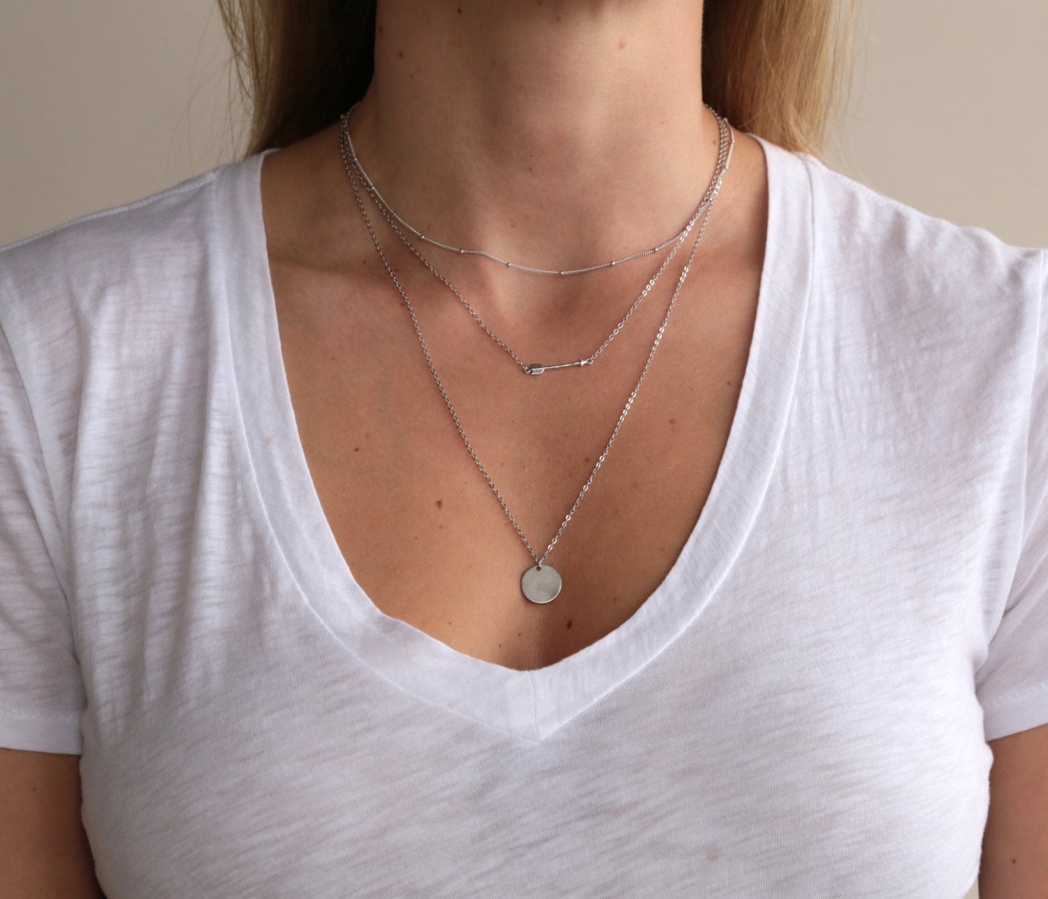 Layered Necklace Set / Layered Necklace / Bridesmaid Gift / Jewelry ...