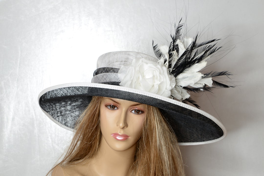 New High Quality Wild Brim Sinamay Lady Hat, Kentucky Derby,wedding ...