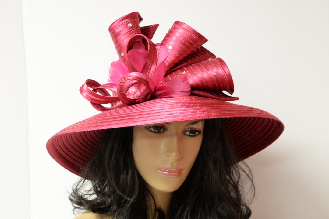New Stunning Lady Fancy Dressy Hat, Beautiful, Unique Designing ...