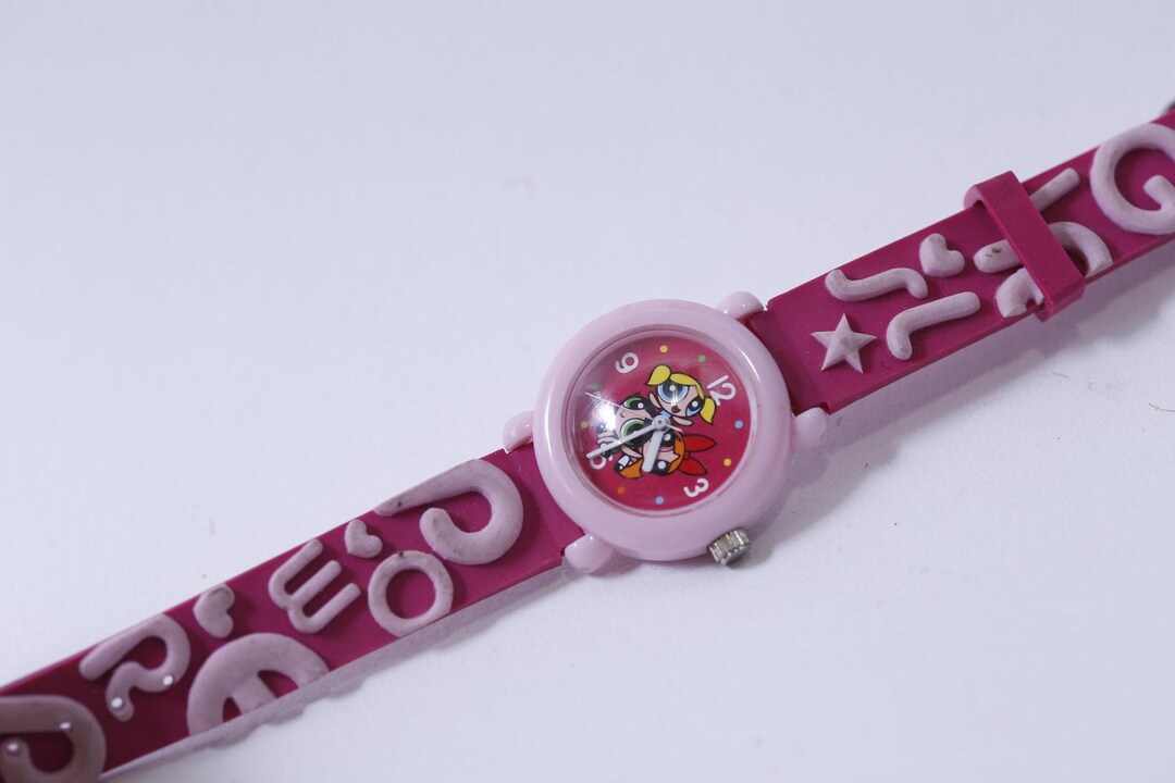 The Powerpuff Girls, Wristwatch, Watch, Digital, 1990s, Vintage ...