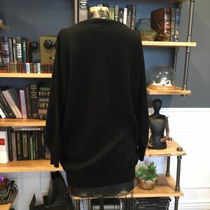 90s Kate Collins, Black, Sweater, Long, Pullover, Cowl Neck, Long ...