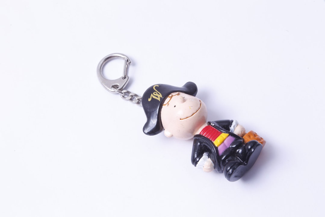 Peanuts, Charlie Brown, Halloween, Black Outfit, Figure, Key Chain, Key ...