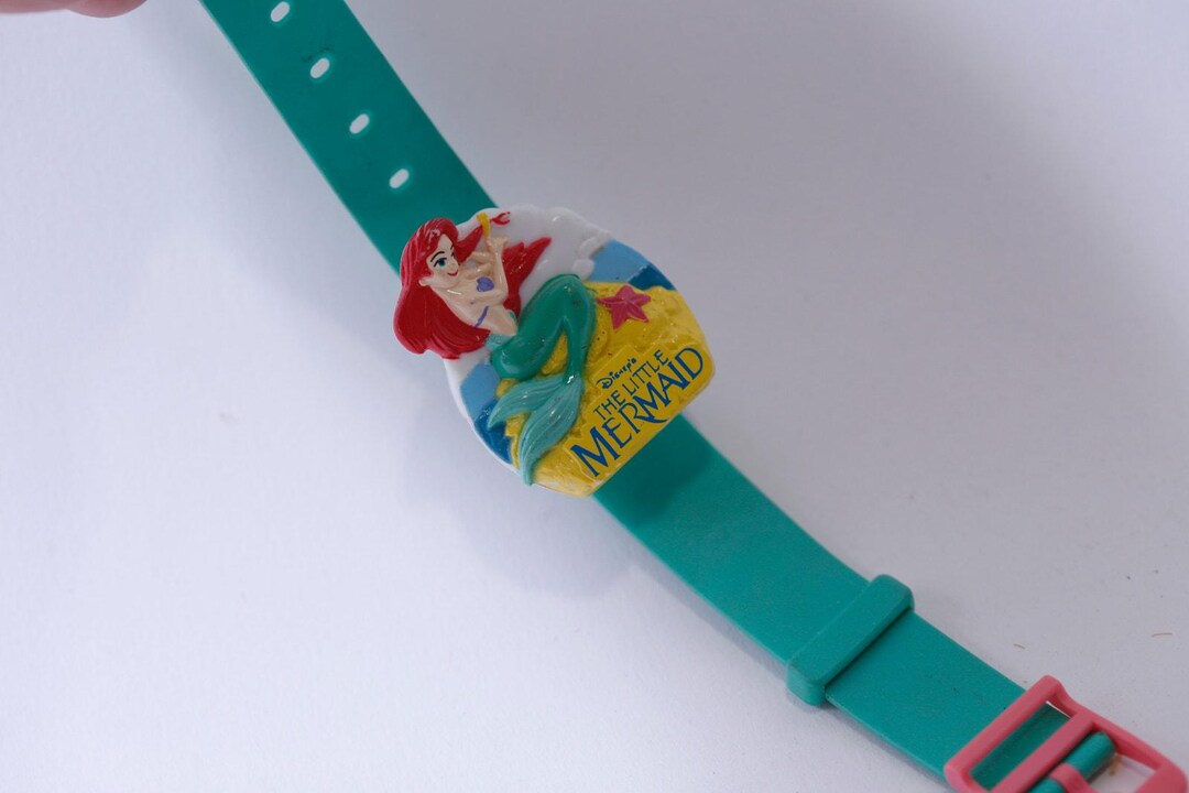 Disney, the Little Mermaid, Wristwatch, Watch, Digital, 1990s, Vintage ...