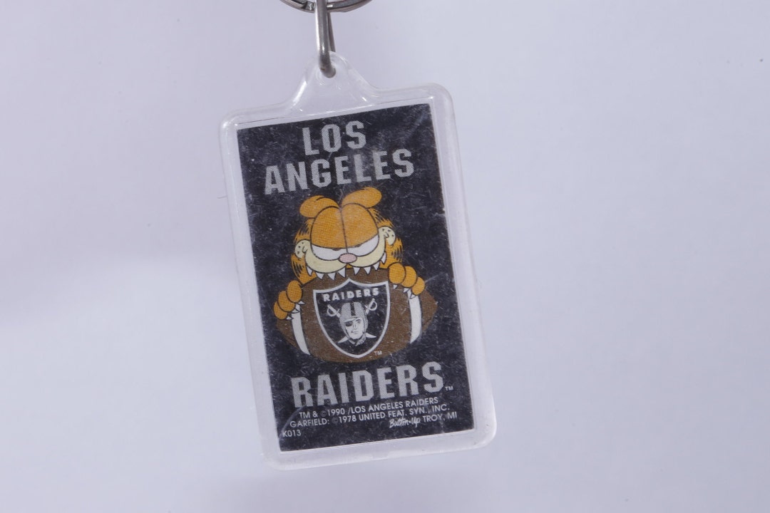 Garfield, Los Angeles Raiders, NFL, Football, Sports, Button-up, 1990 ...