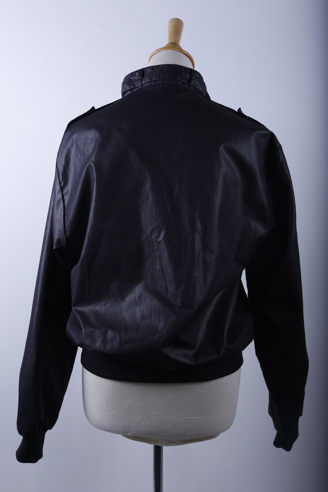 Black Leather Jacket, Union Pacific Railroad, Employee Only, Long ...