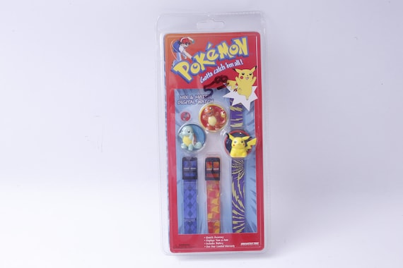 Pokemon Cartoon Digital Watch Folding Wrist Watch 1999 | Etsy