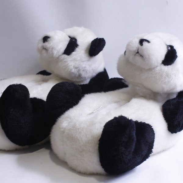 Panda Slippers - Etsy