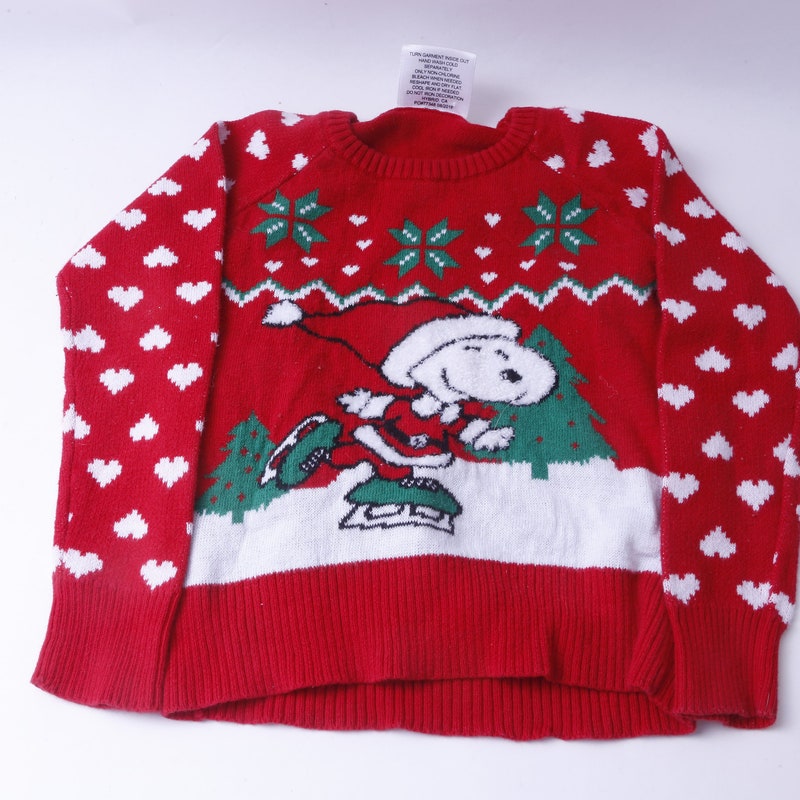 Peanuts Christmas Sweater - Etsy