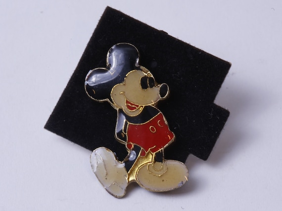 Disney, Mickey Mouse, 1", Figure, Pin, Badge, Cartoon… - Gem