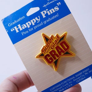 Super Glad Grad, Pin, Star, Graduation, Hallmark, University, College ...