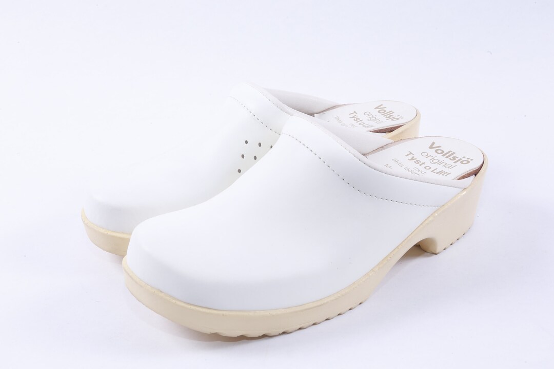 White, Sandals, White Clogs, Old Store Stock, Unused, Heels, Summer ...