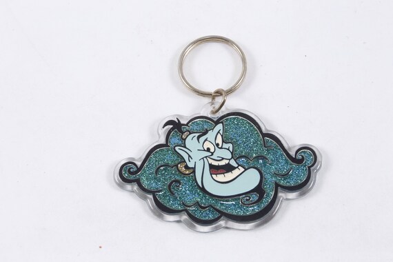 Aladdin, Genie, Keychain, Walt Disney, Cartoon Charac… - Gem