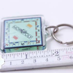 Hasbro, Monopoly, Keychain, Board Game, Vintage, Key Ring, Accessory ...