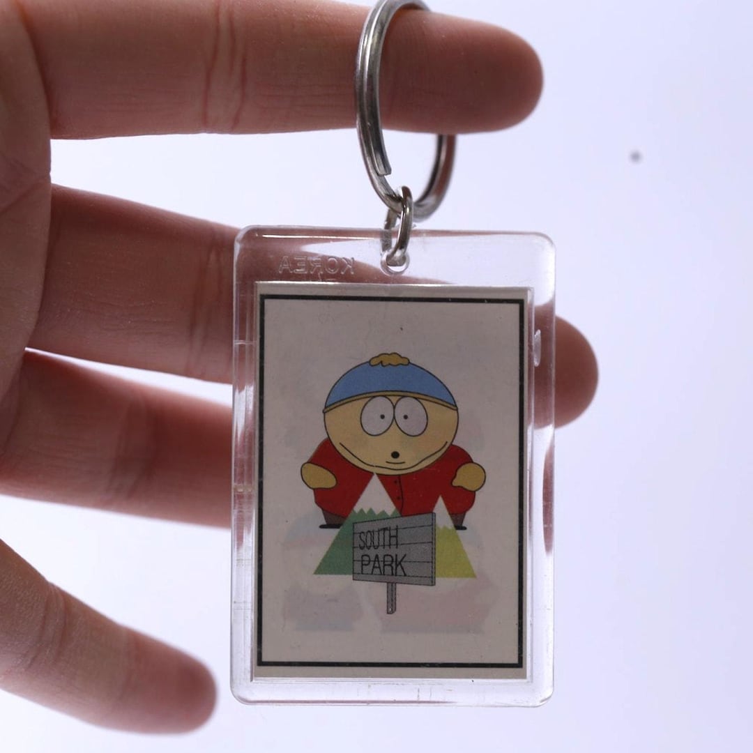 South Park, Cartman, 1990S 90s Vintage, Keychain, Plastic, Key Ring ...