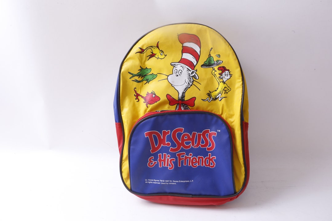 1997, Dr Seuss & His Friends, Kids, Backpack, Rucksack, Knapsack ...