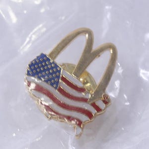 Mcdonald's Arches Over the Flag of the USA, Pin, Patriotic, Souvenir ...