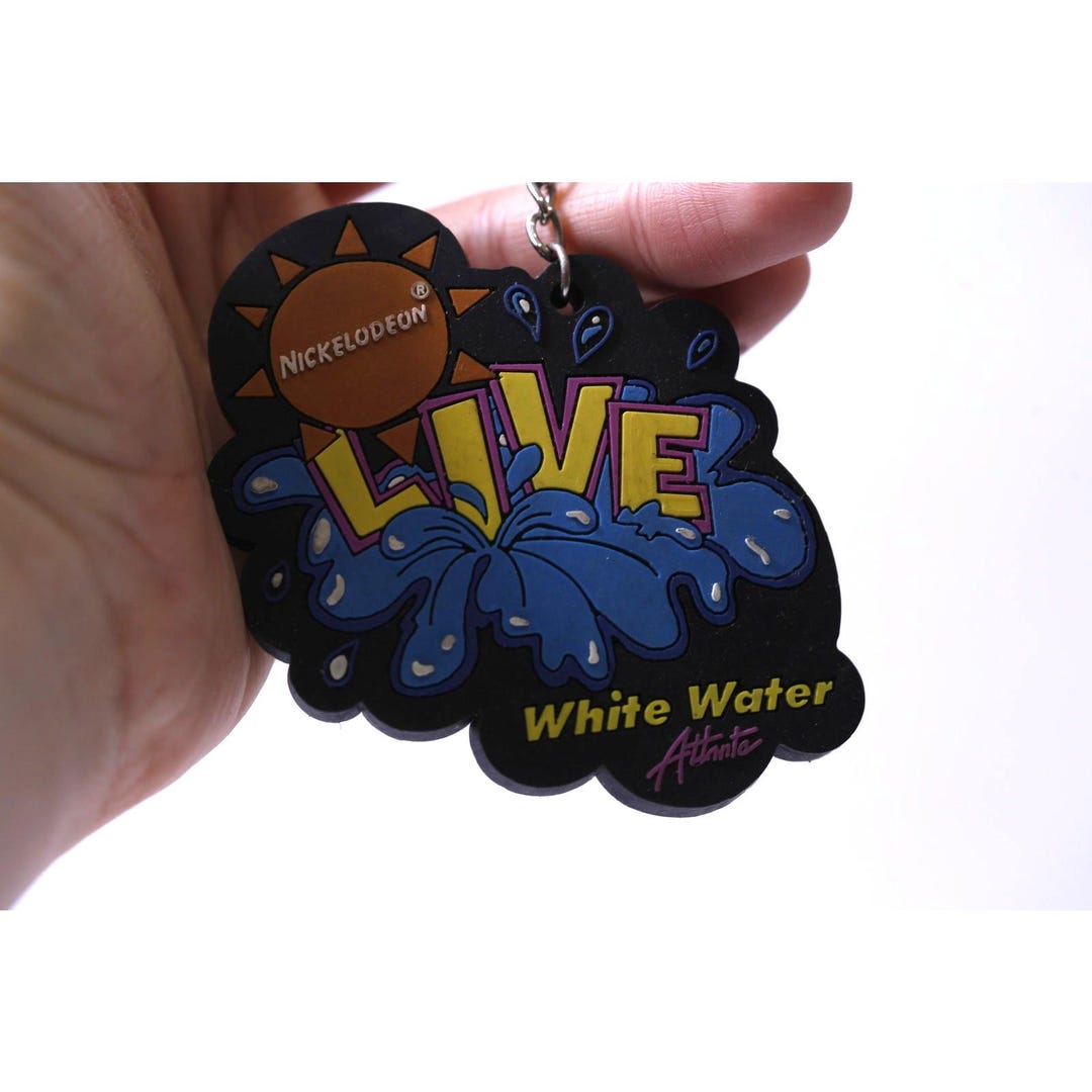 Nickelodeon, Live, Whitewater, Atlanta, Pvc 90s Vintage, Keychain ...