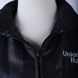 Black Leather Jacket, Union Pacific Railroad, Employee Only, Long ...