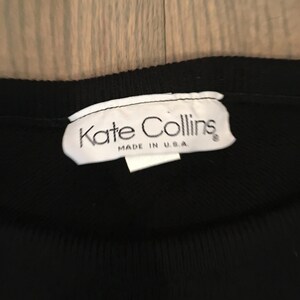 90s Kate Collins, Black, Sweater, Long, Pullover, Cowl Neck, Long ...