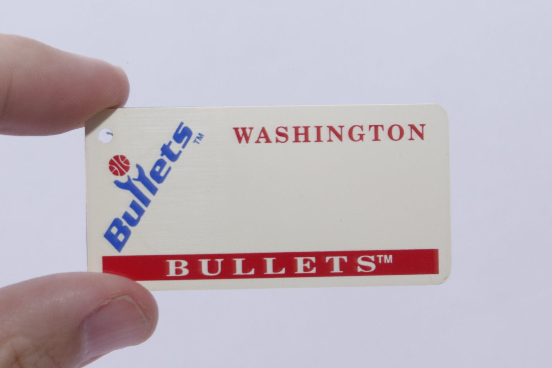 Washington Bullets NBA Basketball Tag Express Name Tag - Etsy UK