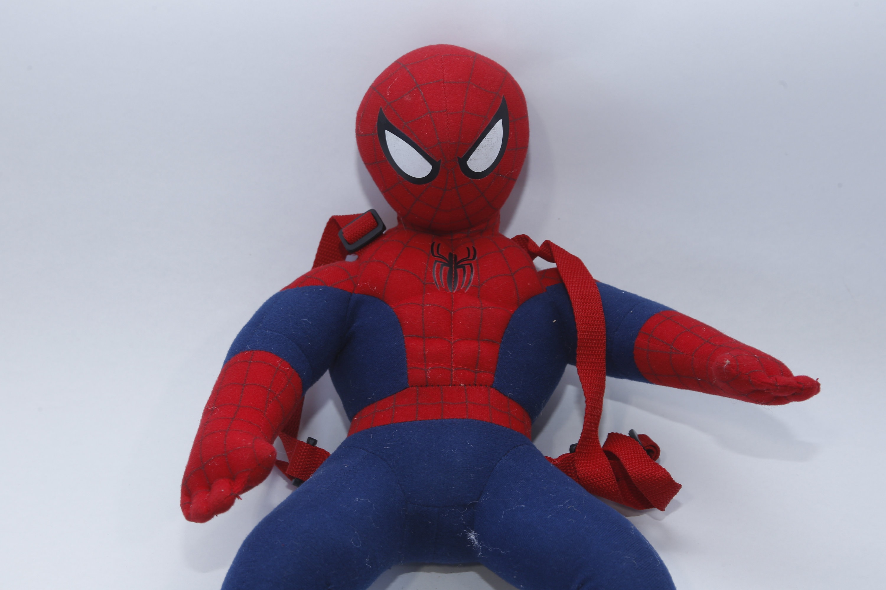 Spider-man, Plush Figure, Backpack, Red-blue, Marvel Comics ...
