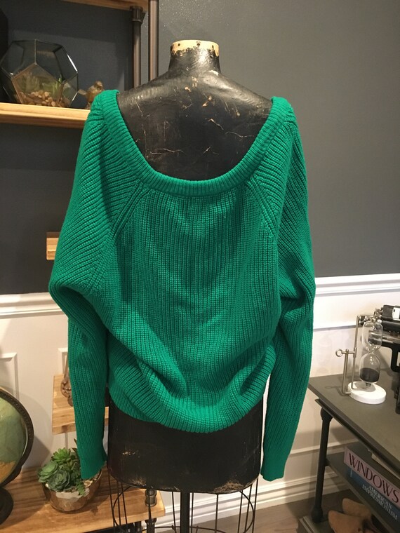 80s Classic Fashions, Sears, Green, Sweater, Pullover… - Gem