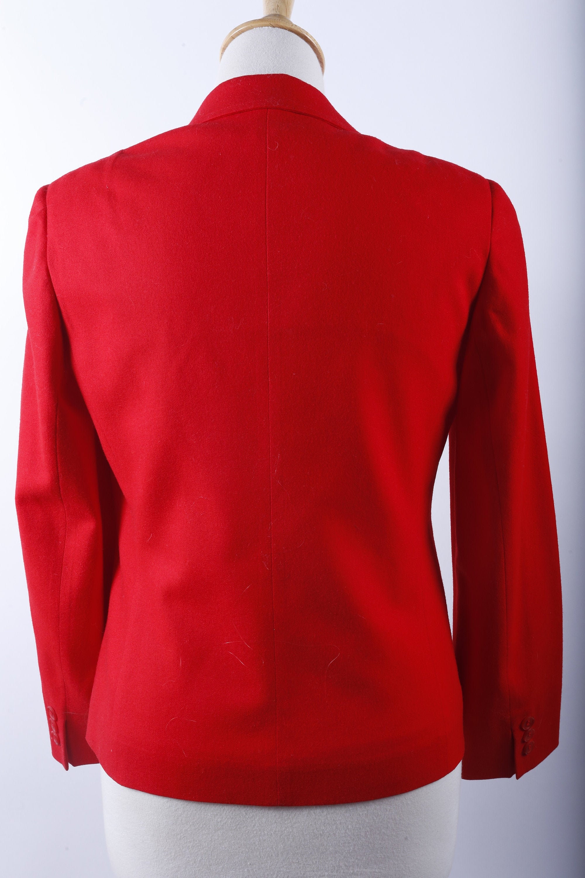 Business Suit, Single Breasted Women's, Red, Jacket, Satin Lining ...