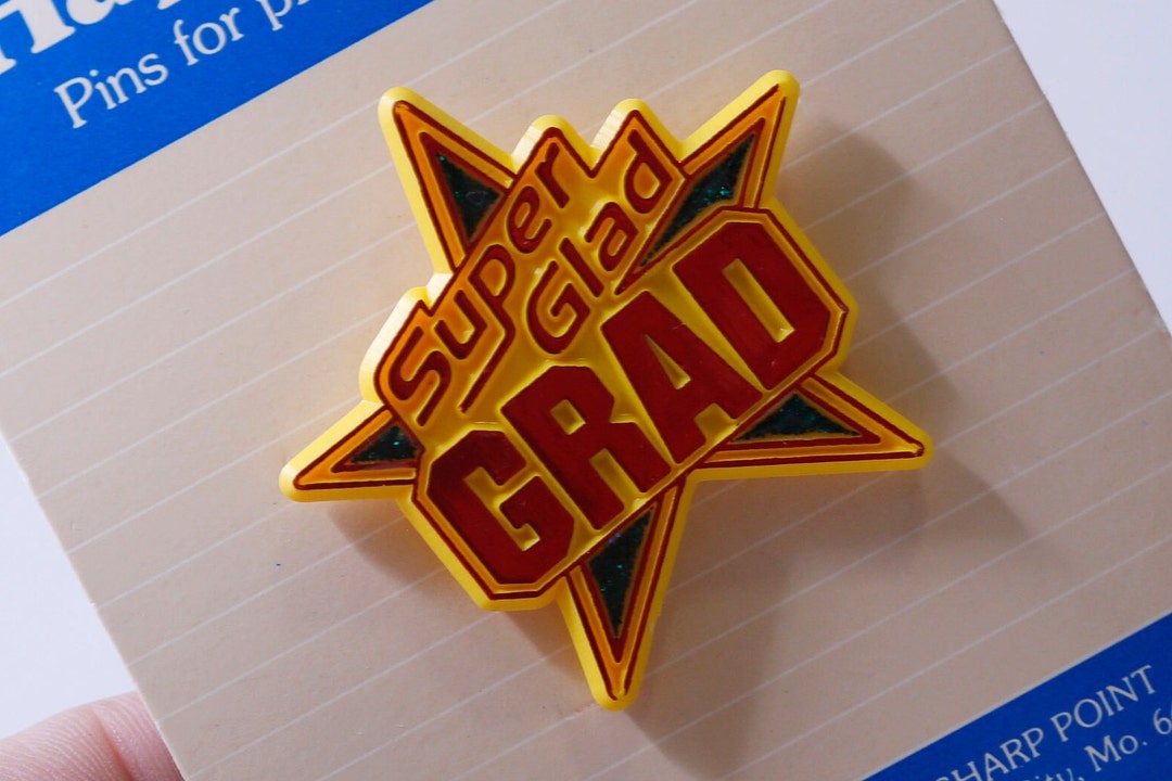 Super Glad Grad, Pin, Star, Graduation, Hallmark, University, College ...