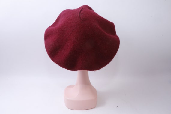 Red, Fabric, Beret, Hat, Classic, Old Style, Women's … - Gem