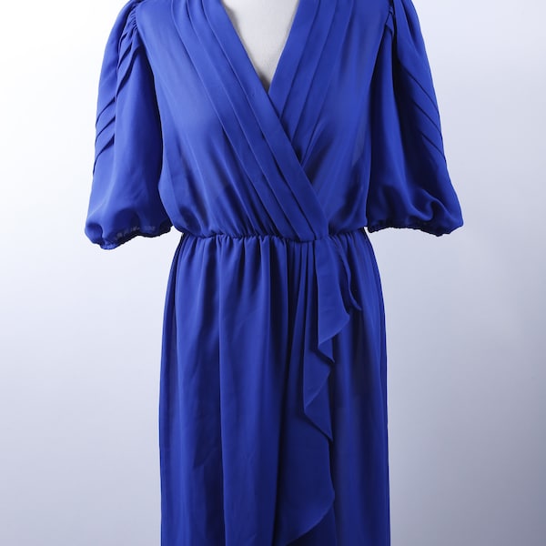 Royal Blue Flowy Dress - Etsy