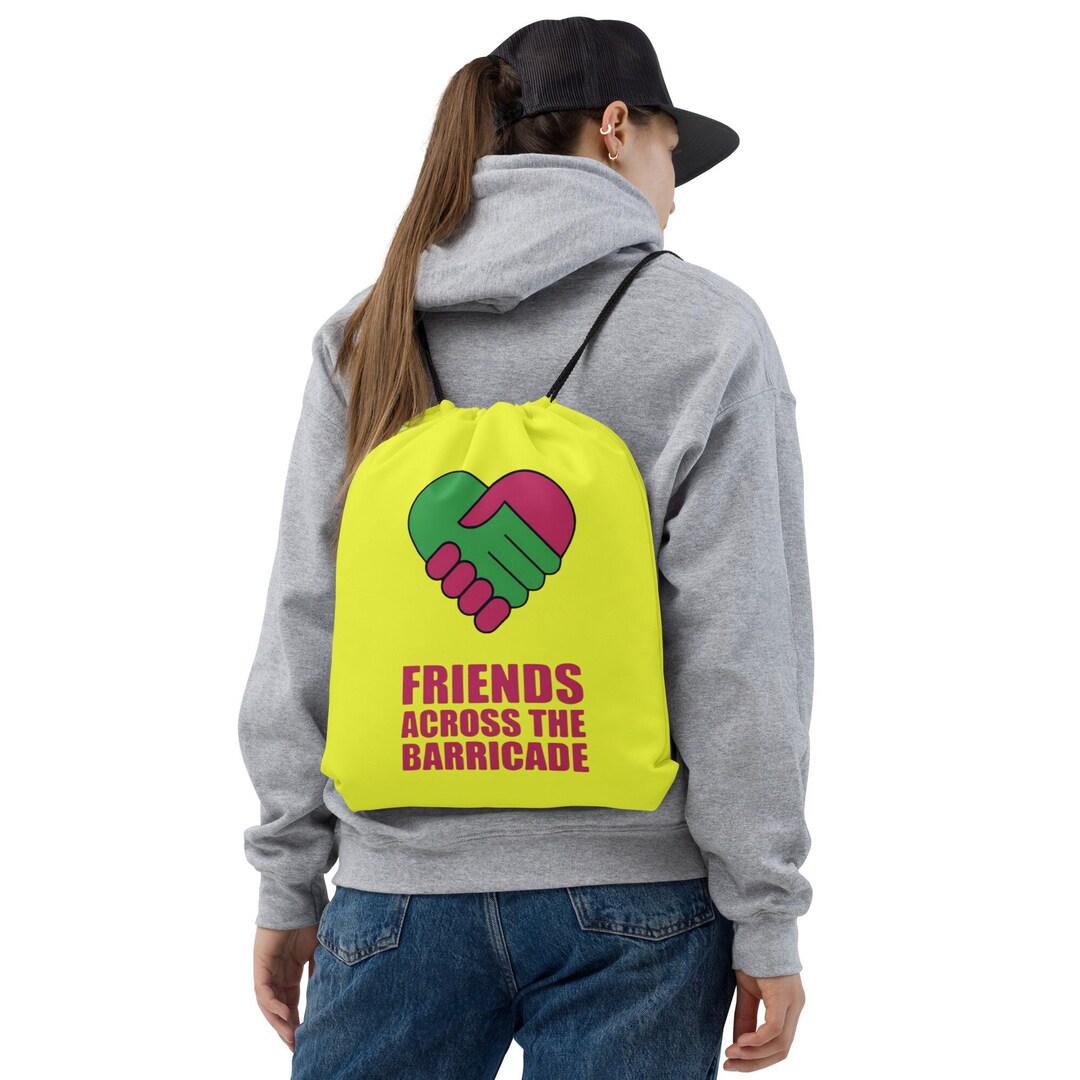 Friends Across the Barricade - Derry Girls Drawstring Bag - Etsy