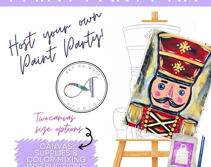 Mr. Nutcracker - DIY Paint Party Kit - Etsy