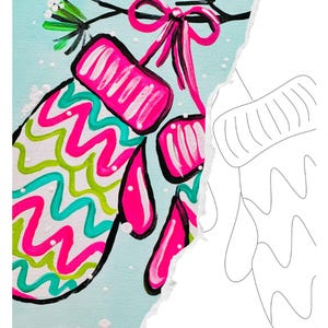 Lost Mittens - Easy DIY Paint Party Kit, DIY Canvas, Paint Kit for ...